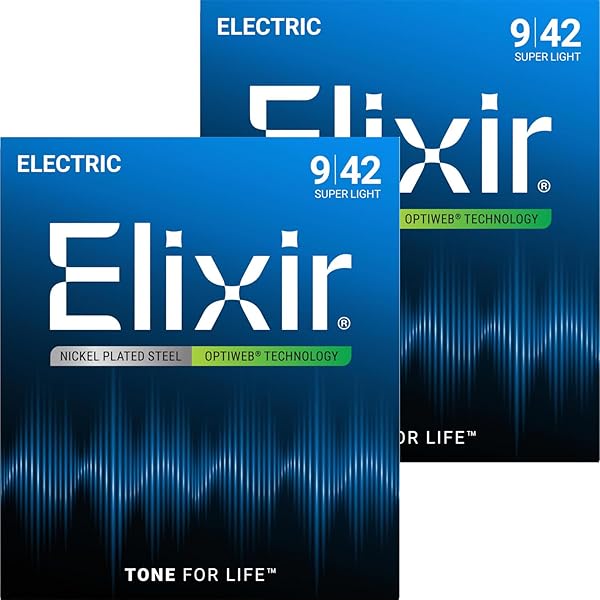 Elixir エリクサー エレキギター弦 OPTIWEB Super Light .009-.042#19002 2個セット 【国内正規品】ブランドELIXIR(エリクサー)色2セットモデル#19002 2pack商品説明※詳細は会社概要ペ...