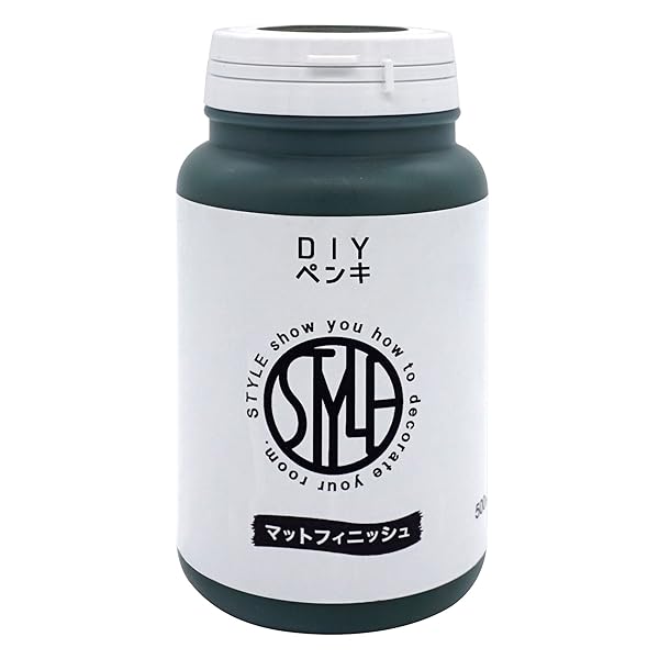 ニッペ ペンキ 塗料 STYLE DIYペンキ 500ml ダルグリーン 水性 つやなし 屋内 日本製 4976124889158ブランドニッペ(Nippe)色ダルグリーンモデル4976124889158商品説明※詳細は会社概要ページにてご...