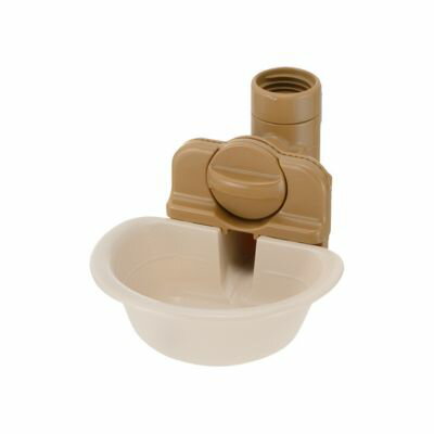 ≪ドッグウォーターディッシュ≫ ごくごく飲めるお皿型 ケージ・サークルに取り付けて使用するお皿型の給水器です。 市販の500mLペットボトルを利用してください。 ●商品情報● ■商品名：ドッグウォーターディッシュ S ■犬用 ■サイズ：11...