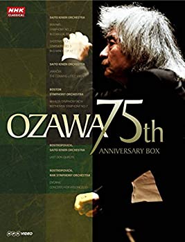 【中古】小澤征爾75th Anniversary ブルーレイBOX [Blu-ray]【メーカー名】NHKエンタープライズ【メーカー型番】【ブランド名】商品画像はイメージです。中古という特性上、使用に影響ない程度の使用感・経年劣化（傷、汚れ...