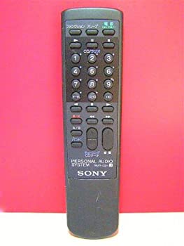 【中古】SONY オーディオリモコン RMT-CD1【メーカー名】ソニー【メーカー型番】RMT-CD1【ブランド名】ソニー(SONY)商品画像はイメージです。中古という特性上、使用に影響ない程度の使用感・経年劣化（傷、汚れなど）がある場合が...