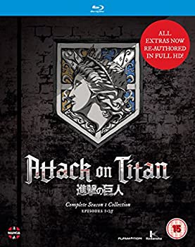 【中古】進撃の巨人 シーズン1 コンプリートBlu-ray BOX(第1-25話)[Import]【メーカー名】【メーカー型番】B01C45OFFE【ブランド名】商品画像はイメージです。中古という特性上、使用に影響ない程度の使用感・経年劣化...