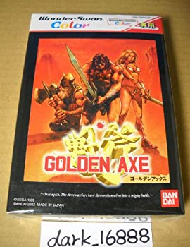 【中古】ゴールデンアックス WSC 【ワンダースワン】【メーカー名】バンダイ【メーカー型番】【ブランド名】BANDAI【商品説明】中古商品のご購入時はご購入前に必ず確認をお願いいたします。商品画像はイメージです。中古という特性上、使用に影響...
