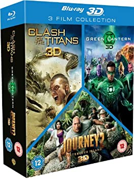 【中古】Clash of the Titans / Green Lantern / Journey 2 - Triple Pack [Blu-ray 2D + 3D] [Blu-ray] (Region Free)【メーカー名】【メーカー型...
