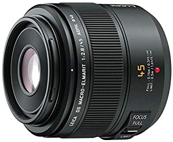 【中古】Panasonic マイクロフォーサーズ用 ライカ DG MACRO-ELMARIT 45mm F2.8 ASPH. MEGA O.I.S 単焦点 マクロレンズ H-ES045【メーカー名】パナソニック(Panasonic)【メーカ...