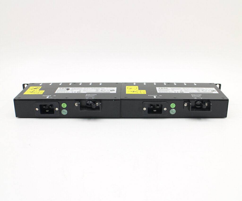 セット IBM 9306-RTP DPI Universal Rack PDU ラックマウントキット装着 動作確認済 100-240V 15A ...