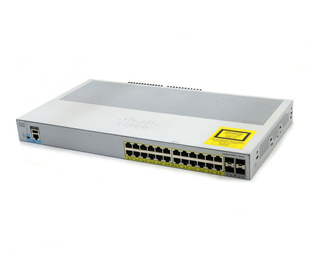商品情報 No.552268293メーカーCisco商品名 型番・型名Catalyst WS-C2960L-24PS-LL V01仕様■基本スペック　・24ポート1000BASE-T　・4ポートSFPスロット　・(C2960L-UNIVER...