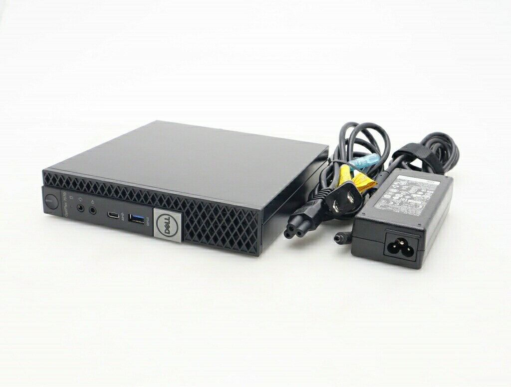 商品情報 No.543266048メーカーDELL商品名 型番・型名OptiPlex 7070 Micro仕様■基本スペック　・CPU：Core i5-8500T 2.1GHz(6コア6スレッド)　・メモリ：8GB(4GBx2枚)　・ストレ...