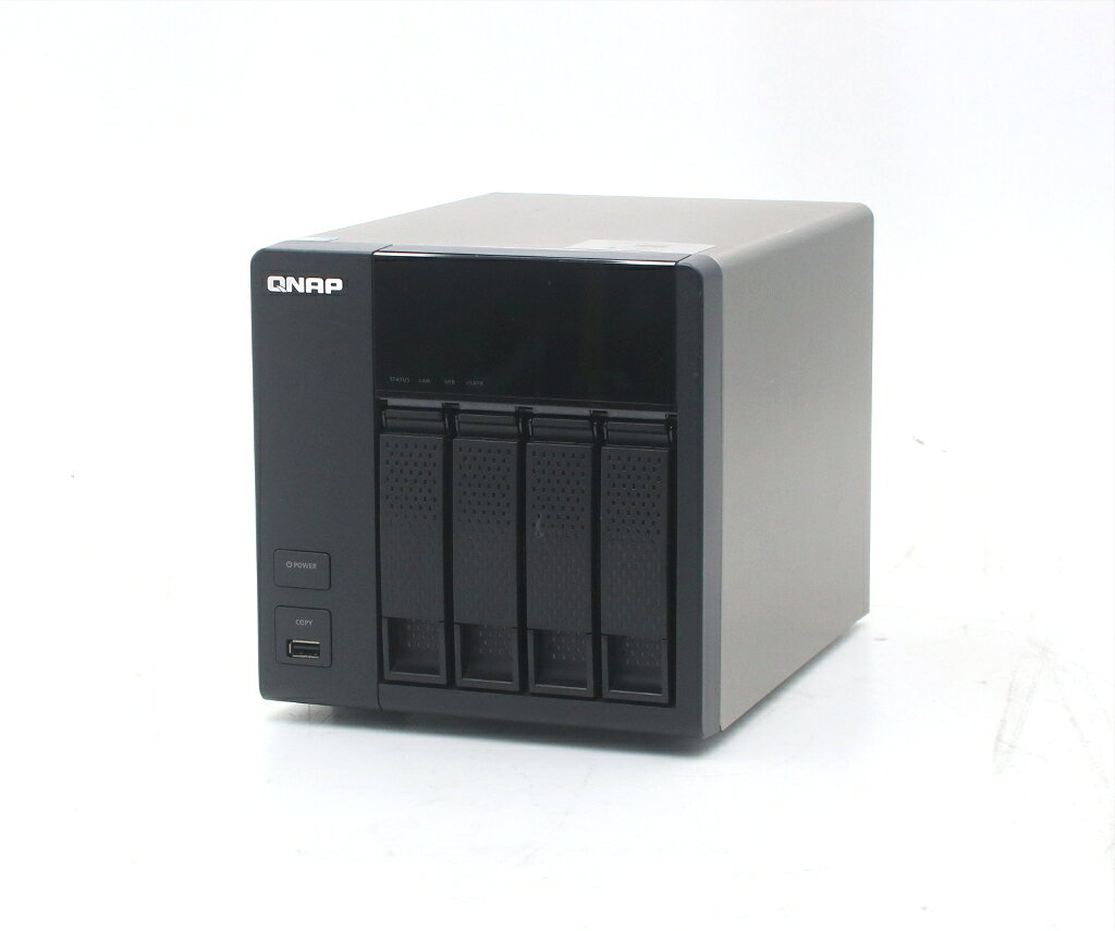 商品情報 No.56c251570メーカーQNAP商品名 型番・型名TS-469L仕様■基本スペック　・CPU：Atom D2701 2.13GHz(2コア4スレッド)　・メモリ：1GB(1GBx1枚)　・ストレージ：4TBx4台(SATA...