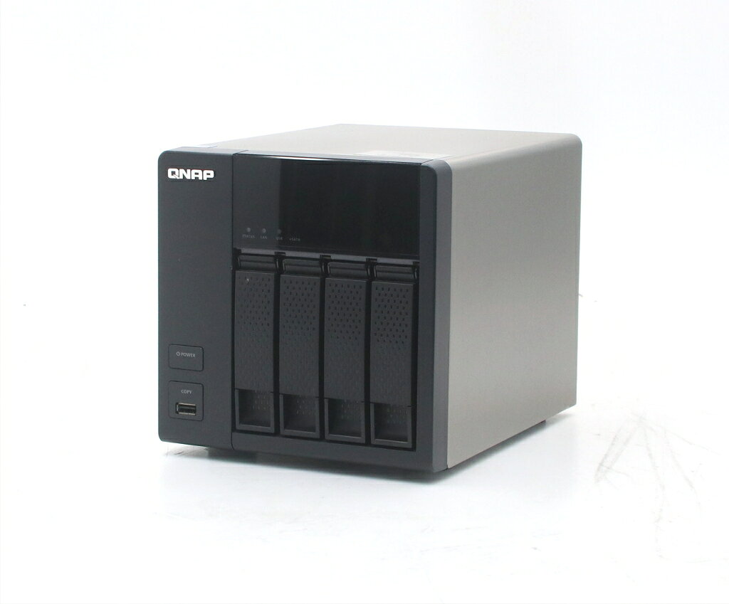 商品情報 No.56c251571メーカーQNAP商品名 型番・型名TS-469L仕様■基本スペック　・CPU：Atom D2701 2.13GHz(2コア4スレッド)　・メモリ：1GB(1GBx1枚)　・ストレージ：4TBx4台(SATA...