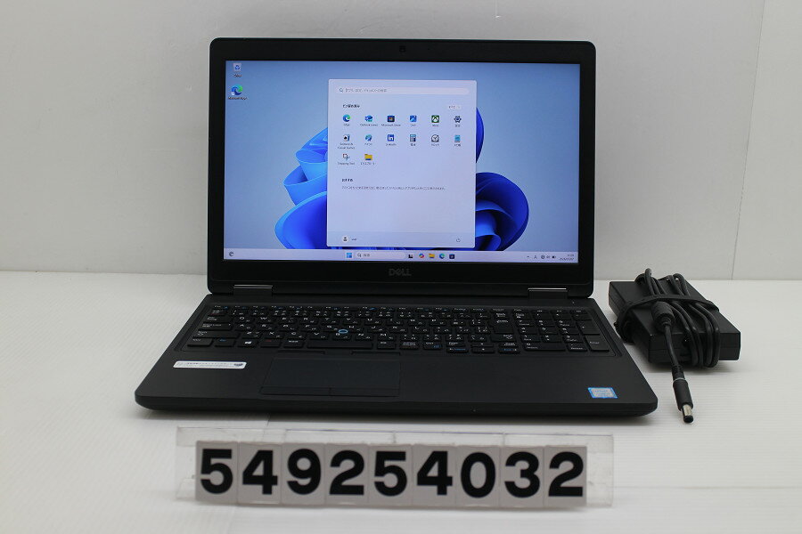 商品情報 No.549254032メーカーDELL商品名 型番・型名Precision 3530仕様■基本スペック　・CPU：Corei7 8750H 2.2GHz(6コア12スレッド)　・メモリ：8192MB(8GB×1枚(空きスロット×...