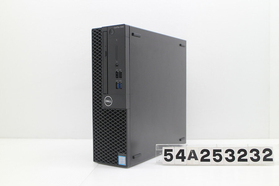 商品情報 No.54A253232メーカーDELL商品名 型番・型名Optiplex 3060 SFF仕様■基本スペック　・CPU：Corei5 8400 2.8GHz(6コア6スレッド)　・メモリ：16384MB(8GB×2枚(空きスロッ...