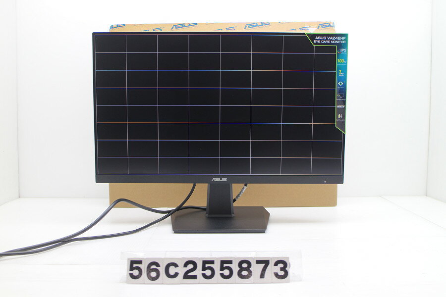 商品情報 No.56C255873メーカーASUS商品名 型番・型名VA24EHF-P仕様■基本スペック　・モニタサイズ：23.8インチ　・モニタタイプ：ワイド　・解像度(規格)：FHD(1920x1080)　・入力端子：HDMI×1　IP...