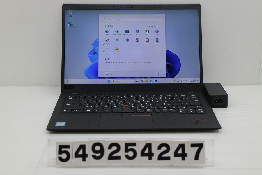 商品情報 No.549254247メーカーLenovo商品名 型番・型名ThinkPad X1 Carbon 6th Gen※20KGCTO1WW仕様■基本スペック　・CPU：Corei5 8250U 1.6GHz(4コア8スレッド)　・メ...