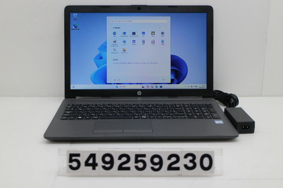 商品情報 No.549259230メーカーhp商品名 型番・型名250 G7※5KX42AV仕様■基本スペック　・CPU：Corei5 8265U 1.6GHz(4コア8スレッド)　・メモリ：8192MB(4GB×2枚(空きスロットなし))...