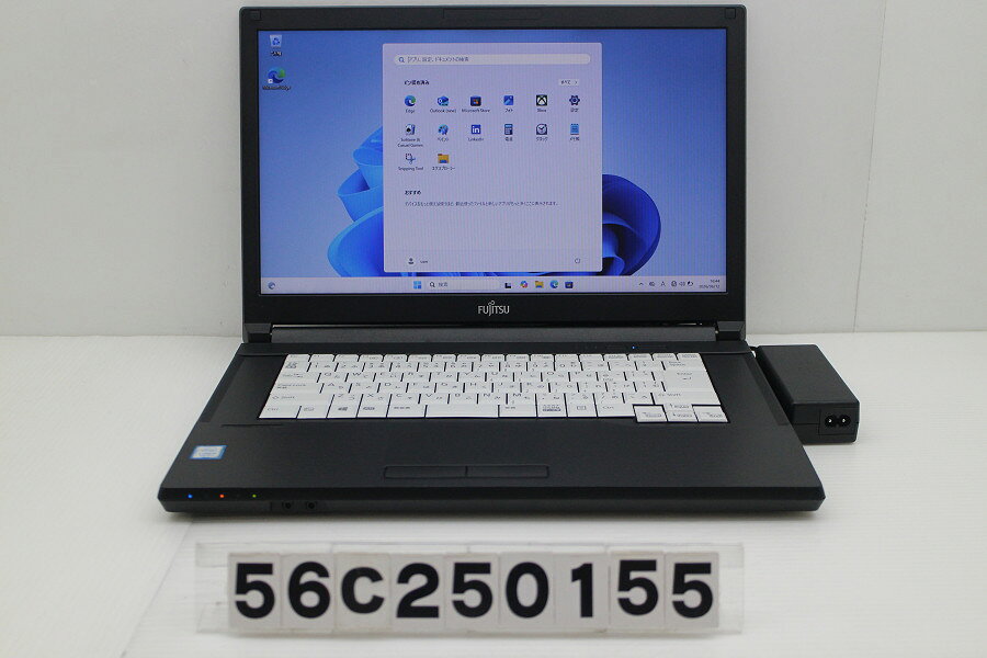 商品情報 No.56C250155メーカー富士通商品名 型番・型名LIFEBOOK A579/B※FMVA64003仕様■基本スペック　・CPU：Corei5 8265U 1.6GHz(4コア8スレッド)　・メモリ：8192MB(4GB×2...