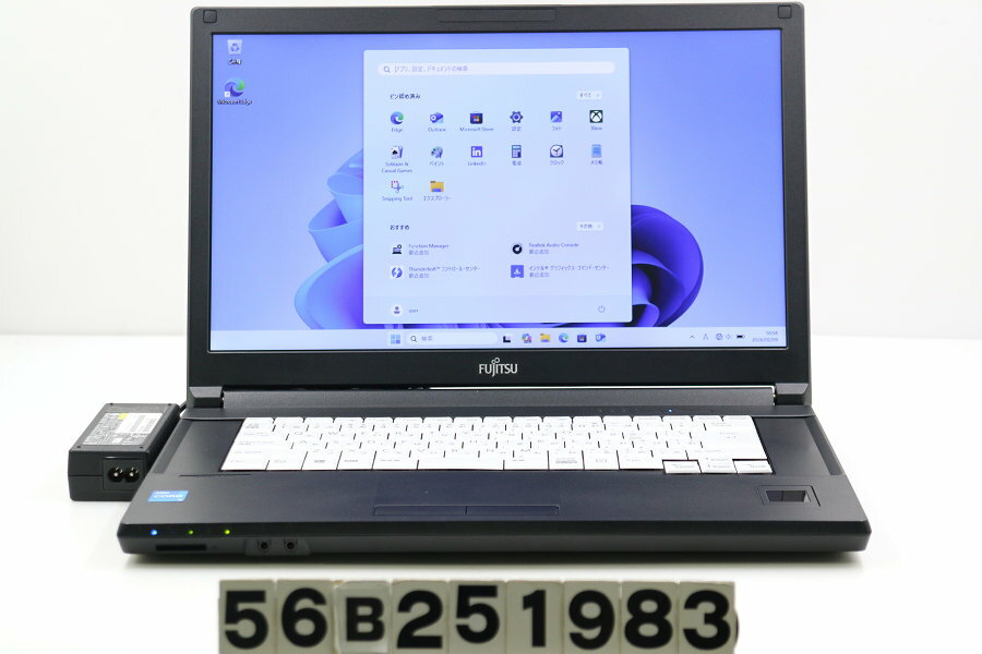 商品情報 No.56B251983メーカー富士通商品名 型番・型名LIFEBOOK A7511/G※FMVA85013仕様■基本スペック　・CPU：Core i5 1145G7 2.6GHz(4コア8スレッド)　・メモリ：8192MB(4G...