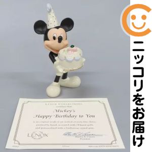 フィギュア Mickey’s Happy Birthday to You 5月 エメラルド 「ディズニー」 ディズニー・ショーケースコレクション 陶器製フィギュア【10日以内発送】 ミッキーがお誕生日ケーキをもってお祝いしてくれているLEN...