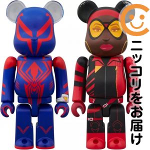 フィギュア BE@RBRICK-ベアブリック- SPIDER-MAN 2099 & SPIDER-WOMAN 2PCS SET 「スパイダーマン:アクロス・ザ・スパイダーバース」【10日以内発送】 『SPIDER-MAN: ACROSS T...