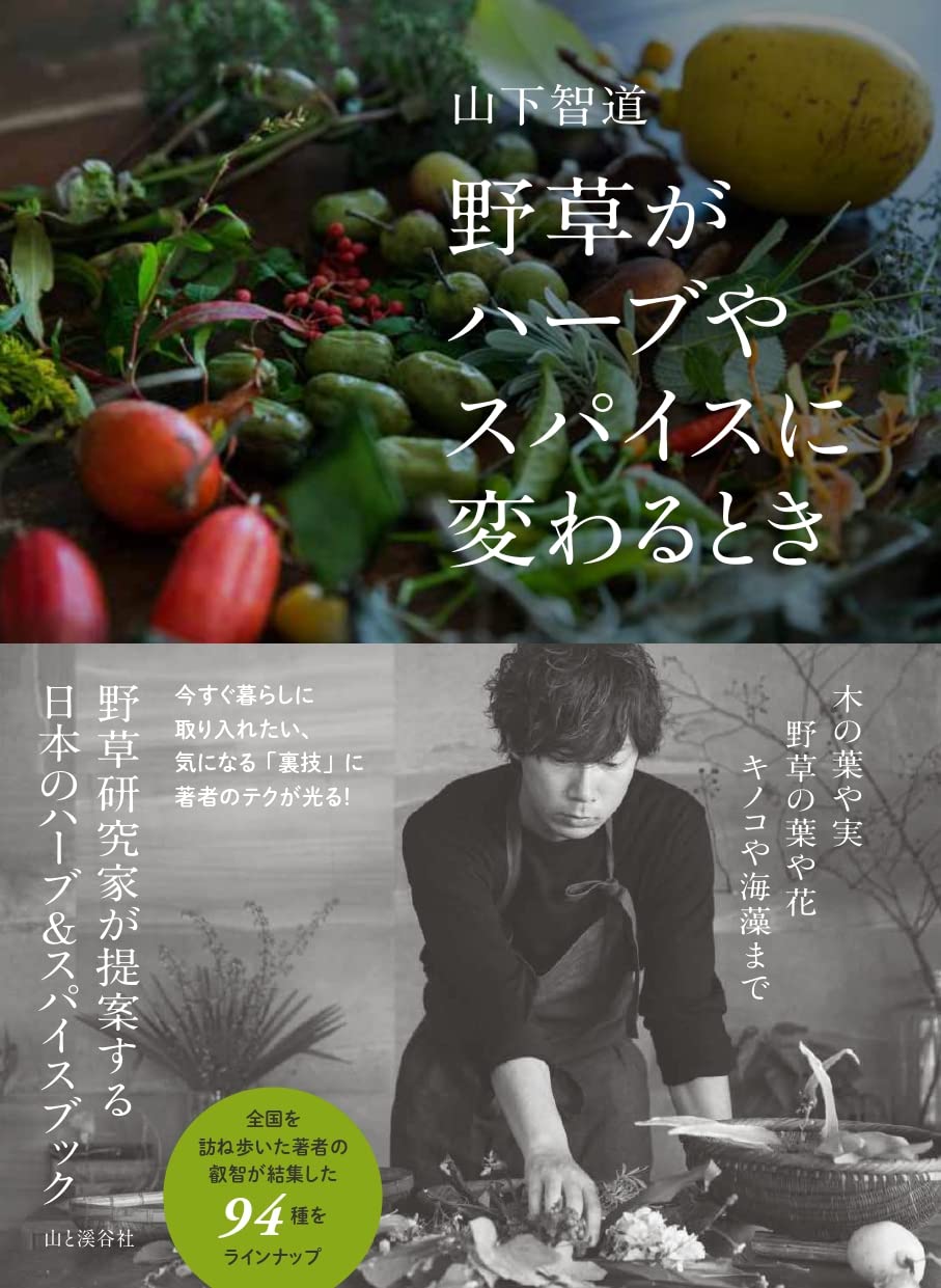 商品情報◆人気の野草研究家が提案する新しい日本のハーブ＆スパイスブック。新時代の野草活用バイブル登場！野草研究家でハーブ王子とも呼ばれる山下智道さんが、日本各地を巡り、さまざまな植物や地域の人や文化との出会いもとに、まったく新しい日本の植物...