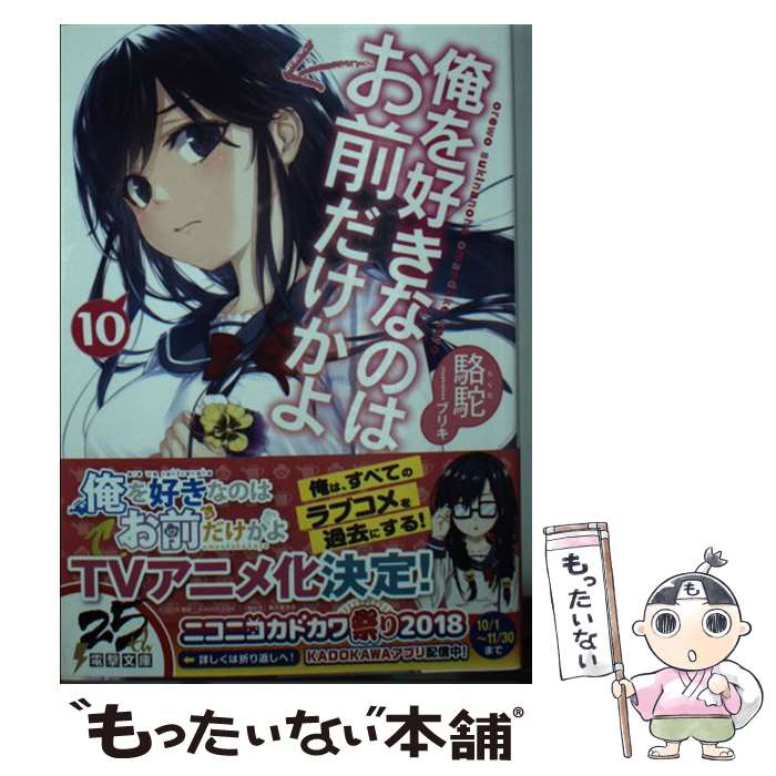 著者：駱駝, ブリキ出版社：KADOKAWAサイズ：文庫ISBN-10：4049120992ISBN-13：9784049120998■こちらの商品もオススメです ● 俺を好きなのはお前だけかよ（8） / KADOKAWA [文庫] ● 俺...