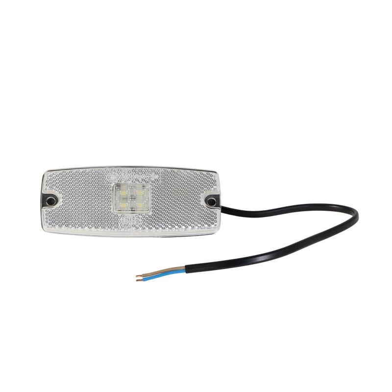 THD LED車幅灯 e-マーク付き 重量45g ボルト数DC10～30V 車検対応 保安基準適合品 防水 トラック トレーラーハウス トレーラー ボートトレーラー適用電圧：DC10～30V/1W 中央部分：LED4灯、その他：リフレクター