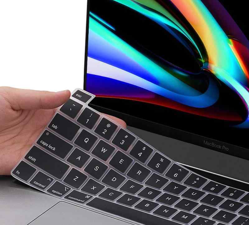 超薄型キーボードカバー 2024-2020 新しいMacBook Pro 13インチモデルA2338 M2 M1 A2289 A2251 タッチバー&amp;タッチID付き、2020 2019 MacBook Pro 16 A2141 シリ...