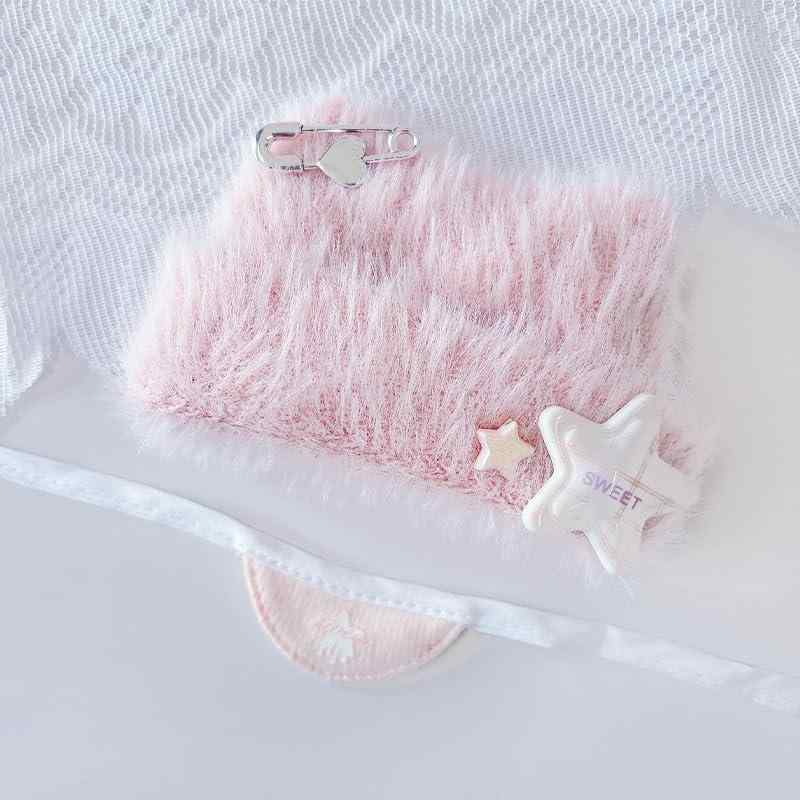 ジートリガー ぬい服 ぬいぐるみ用猫耳ニット帽&amp;スタイセット【10cm用】【推し活グッズ】 [並行輸入品]猫耳ニット帽とスタイのセットが登場 y2k風の可愛いデザインです。全長10cm程度のぬいぐるみに着せることができます。帽子サイ...