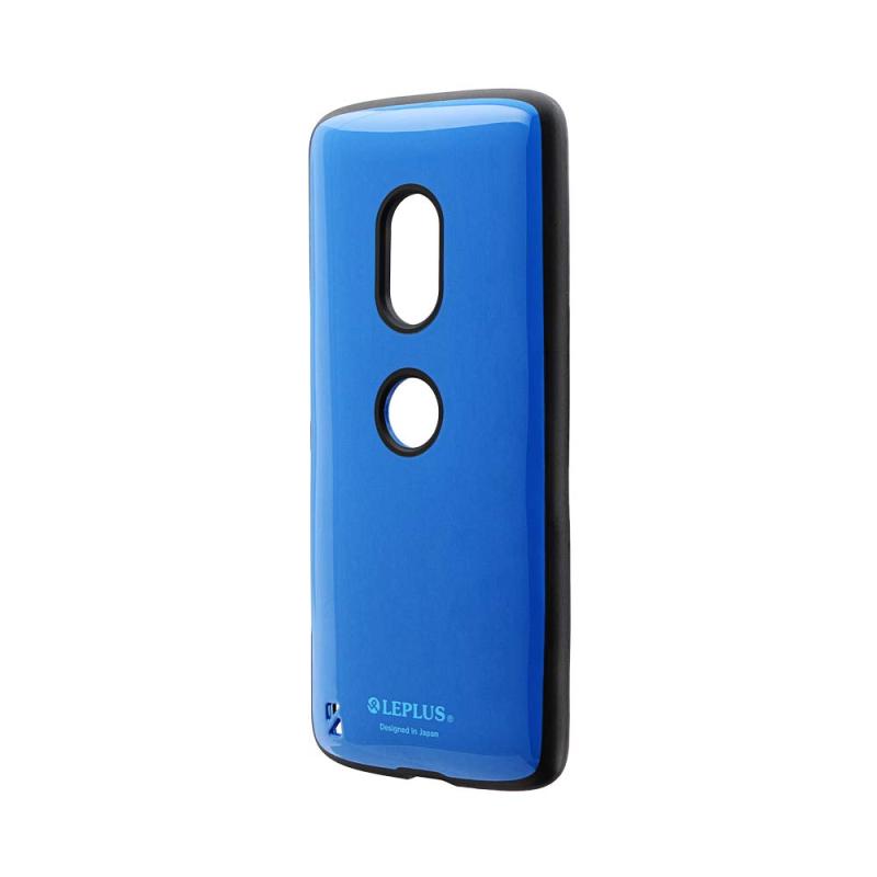 Xperia(TM) XZ3 SO-01L/SOV39/SoftBank 耐衝撃ハイブリッドケース「PALLET」 ブルー LP-X18WHVCBL