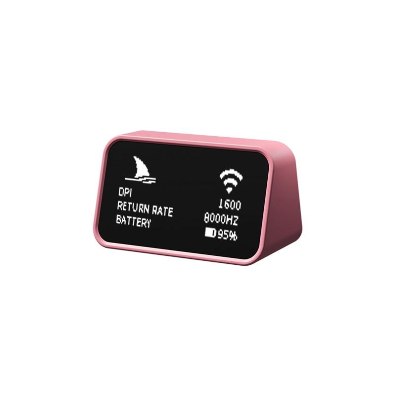 KDSTROE(小さな店)×Darmoshark 8Kレシーバー 無線2.4Gディスプレイ付きレシーバ Darmosharkマウス8000Hzドングル NXP高速チップ搭載 Nordic52820省電力設計MCU Darmoshark M3...