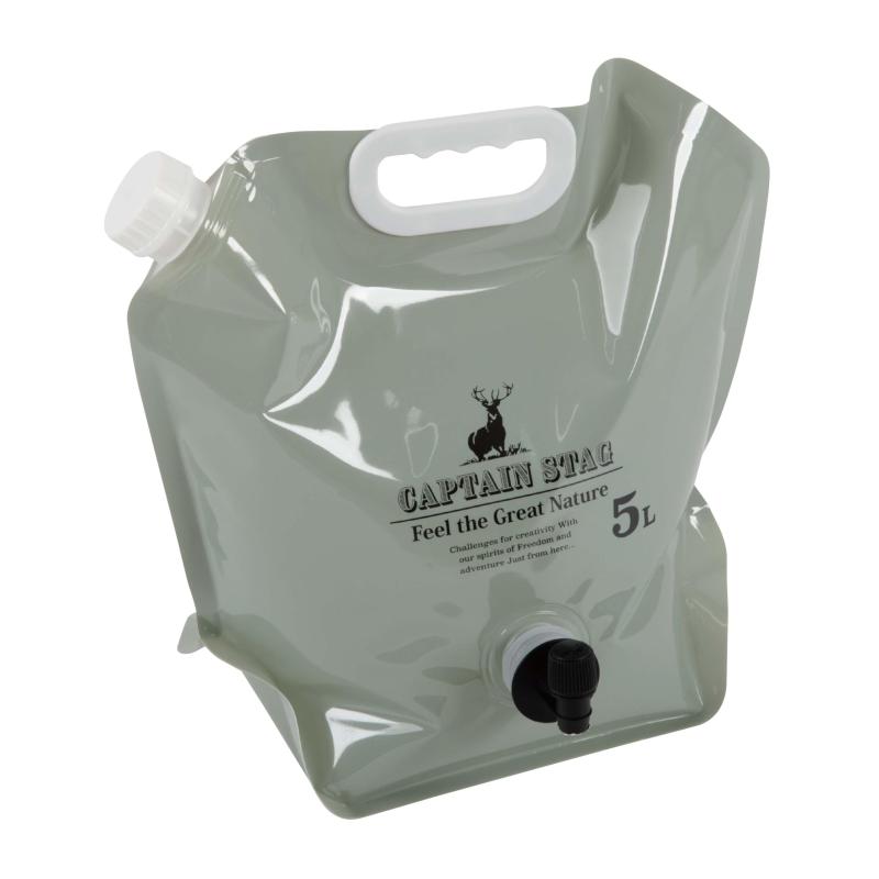 キャプテンスタッグ(CAPTAIN STAG) ポリタンク ウォータータンク ウォータージャグ コンパクトジャグ 容量5L/10L 蛇口付き オアシス UW-5041/UW-5042