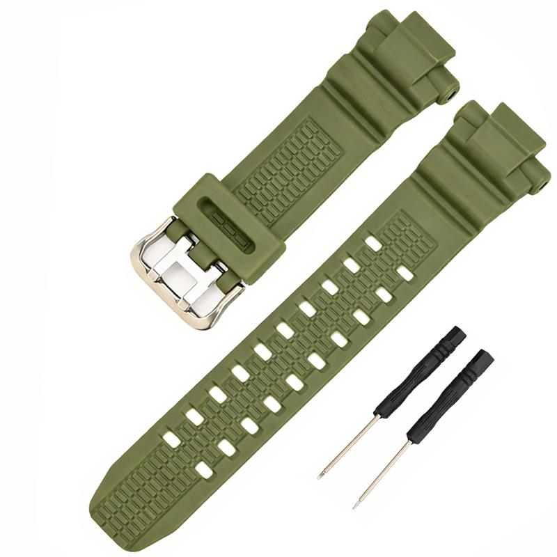 [Stalimy] 樹脂ゴム バンド For G-Shock GW-3500B / GW-3000B / GW-2000 / G-1200B / G-1250B シリーズ 交換用 互換ベルト [並行輸入品]適合モデル G-1000-A | ...