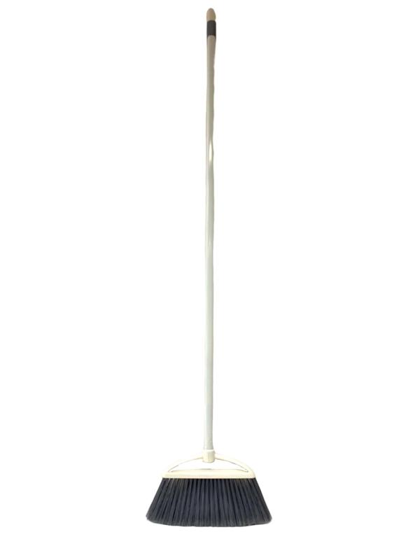日本クリンテック イタリアンほうき ホワイト 幅30cm 全長135cm 屋内外 先割れ化繊繊維 細かいゴミやほこりの掃除【お得な10本セット】【セット】お得な10本セット【サイズ】W300×D30×H1350mm【材質】毛：PET樹脂、柄...