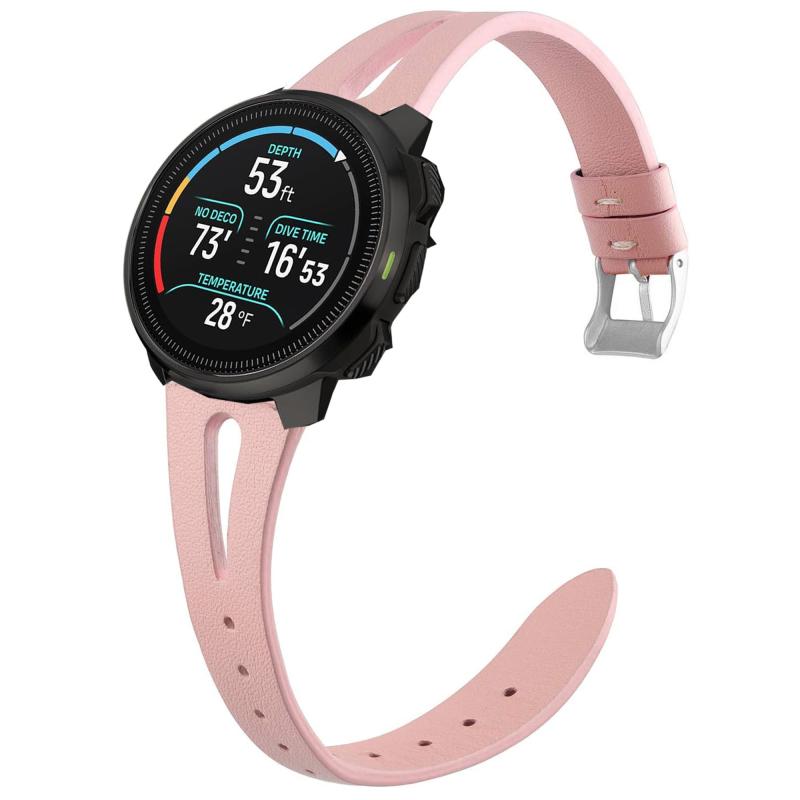 [Lamshaw] for SUUNTO OCEAN 交換バンド, 本革製レザー通気バンド幅22ミリ20ミリ交換 レトロ ウォッチベルトSUUNTO OCEAN, RACE, RACE S, VERTICAL, 9 PEAK, 9 PEAK...