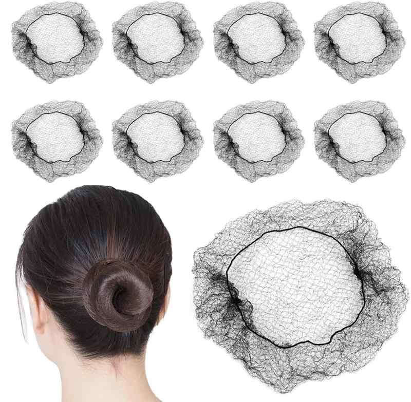 LeTradeJP 髪束ねネットセット 10個セット 髪長さ50cmに対応 ヘアネット お団子ネット シニヨンネット アシアナネット 髪束ね 弾力性あり バレエ 仕事 ブラックパッケージ内容：10個入り（個包装）対応：髪長さ50cmぐらいカ...