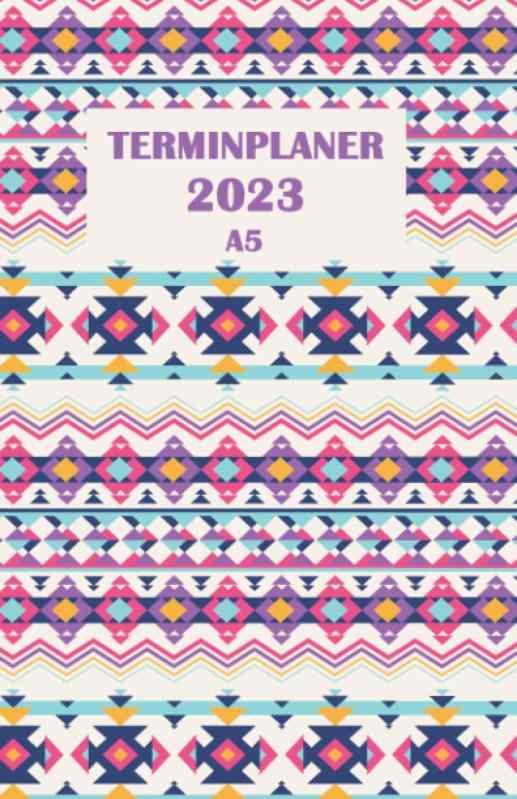 TERMINPLANER 2023 A5: Terminplaner 22-23 DIN A5 , Organizer, Terminkalender 1 woche 2 seiten , jahreskalenderブランド:独立刊【製本...