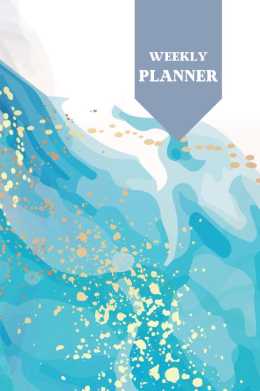 2023 DAILY PLANNER: 1 Year weekly planner for Women with Abstract Pattern Cover A5