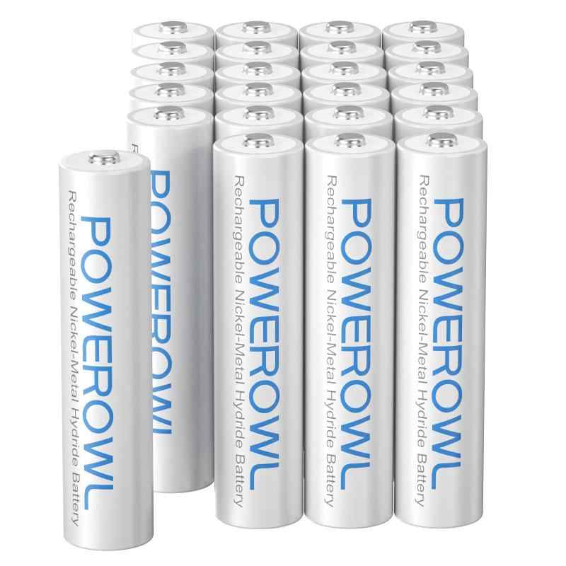 POWEROWL 単4充電池 1000mAh ニッケル水素 低自然放電POWEROWL 単4充電池 10個 1200mAh ニッケル水素 低自然放電