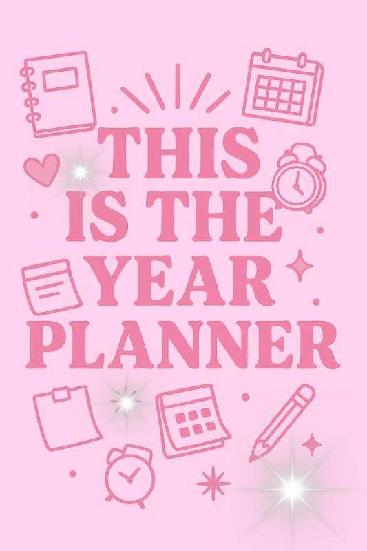 This Is The Year Planner: The Best Weekly Organizer to help you get things done, Day Planner, Goals journal, Reflection ...