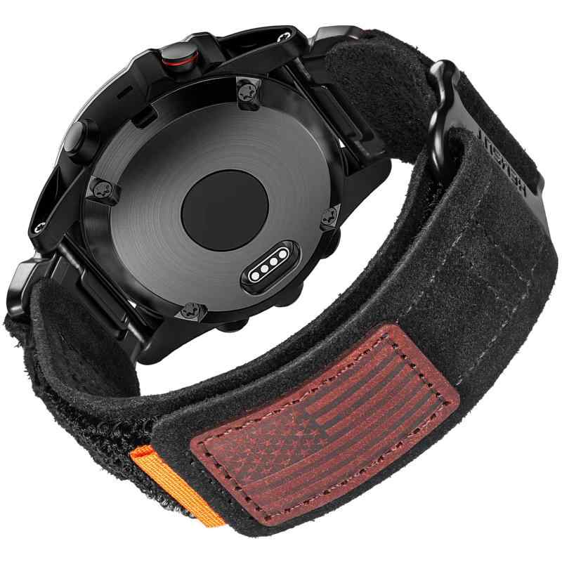 交換用ウォッチバンド Garmin対応 Fenix/Forerunner/Approach/MARQ/Quatix/D2シリーズ対応 超頑丈ナイロン製 編み込みループデザイン メンズ用ご注文前に時計のサイズをご確認ください。時計裏面の記載を...