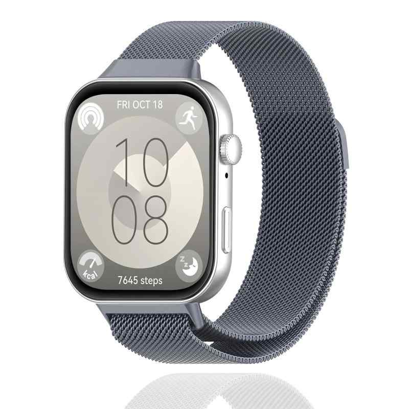 [AnnTec] For HUAWEI Watch Fit 5 Pro/Fit 5 / HUAWEI Watch Fit 4 Pro/Fit 4 / Fit3 交換ベルト バンド 替えベルト 金属ベルト マグネティックストラップ ステンレス...