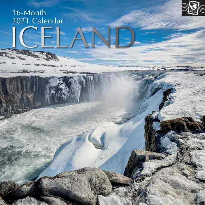 Iceland - Island 2021 - 16-Monatskalender: Original The Gifted Stationery Co. Ltd [Mehrsprachig] [Kalender]
