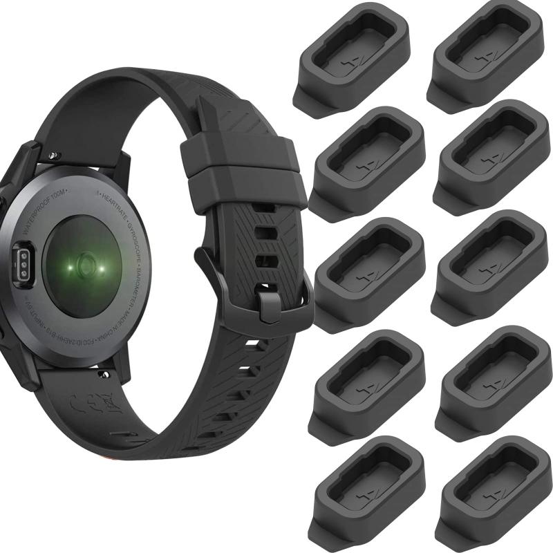 YwonShne ダストプラグ COROS PACE 4 / PACE 3 / PACE 2 / PACE PRO/NOMAD/VERTIX 2 / APEX 4 ウォッチバンド 充電ポートプロテクターカバー 10ピース 防塵ケース シリコ...