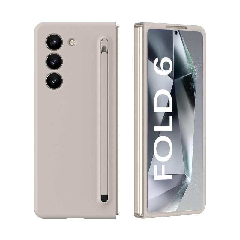 携帯ケース Galaxy Z Fold6 / W25 ペン ワイヤレス充電 薄型 肌にやさしい感触 超軽量 ヒンジ保護 臻品 Fold6