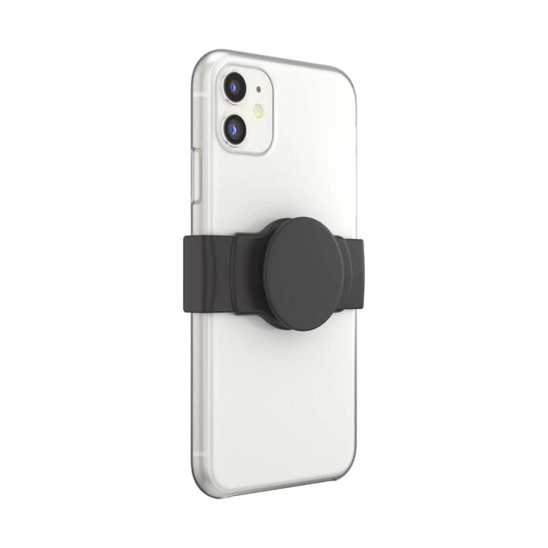 PopGrip Slide StretchPopSockets Phone Grip Slide for Phones and Cases, Sliding Phone Grip with Expanding Kickstand