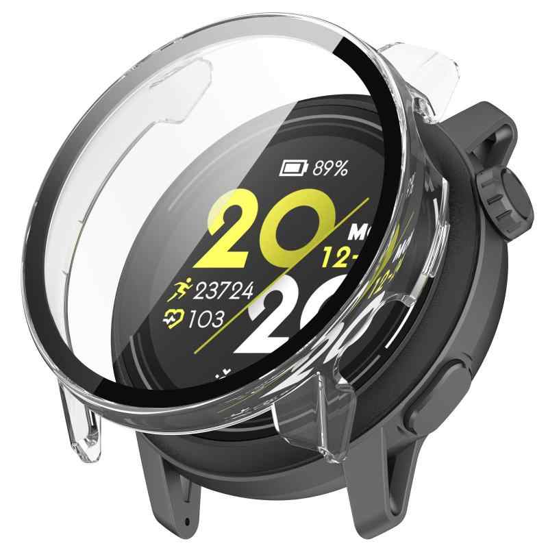 YAODLE For COROS（カロス）PACE Pro カバー COROS PACE Pro ケース PC素材 カバー ガラスフィルム一体型 全面保護 二重構造 防塵 日本旭硝子材 キズ防止 軽量対応機種：本製品は強化版のCOROS（カ...