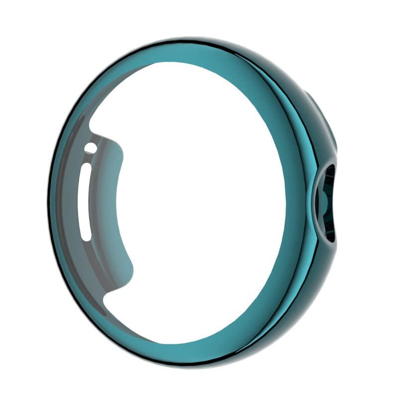 【CYBERGARAGE】For Google Pixel Watch 2/1用 スマートウォッチ保護ケース カバー メッキ/クリア 液晶保護フィルム一体 TPU 軽量 簡易着脱 傷防止 耐衝撃 ソフトケース グーグルピクセルウォッチGoo...