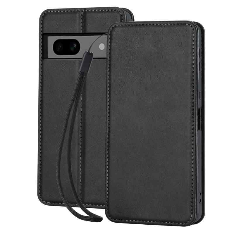 wangChuan ケース 適用 Pixel 7A 手帳型 ぴくせる 7a スマホケース レザー カード収納 内蔵マグネット式【セット内容】ケース本体1個（素材はPUレザーとソフトTPU）、ストラップ付属（スマホの落下を防止するため、上下と...