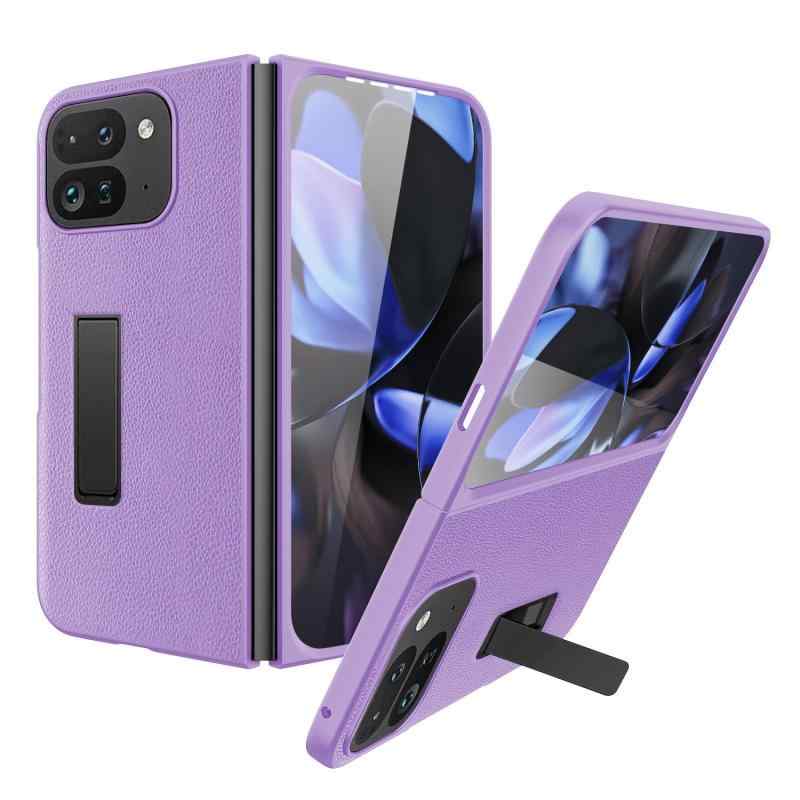 Pixel 9 Pro Fold ケース スタンド付き PU レザー ヒンジ保護 スマホケース 強化ガラス 全面保護 ピクセル9 fold ケース 携帯カバー バンパー 軽量 薄型 滑り止め 耐衝撃 Google Pixel 9 Pro F...