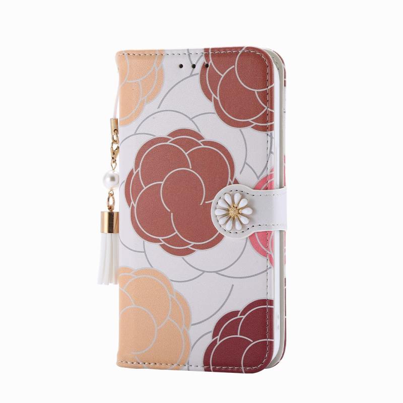 aquos wish3 手帳型ケース 可愛い おしゃれ 花柄 タッセル付き 薄型 夏 wish3 手帳型 スマホケース カバー 綺麗【デザイン】シンプルなファッションデザイン,とても人気です，お友達、同僚、カップル などのプレゼントとしてピ...